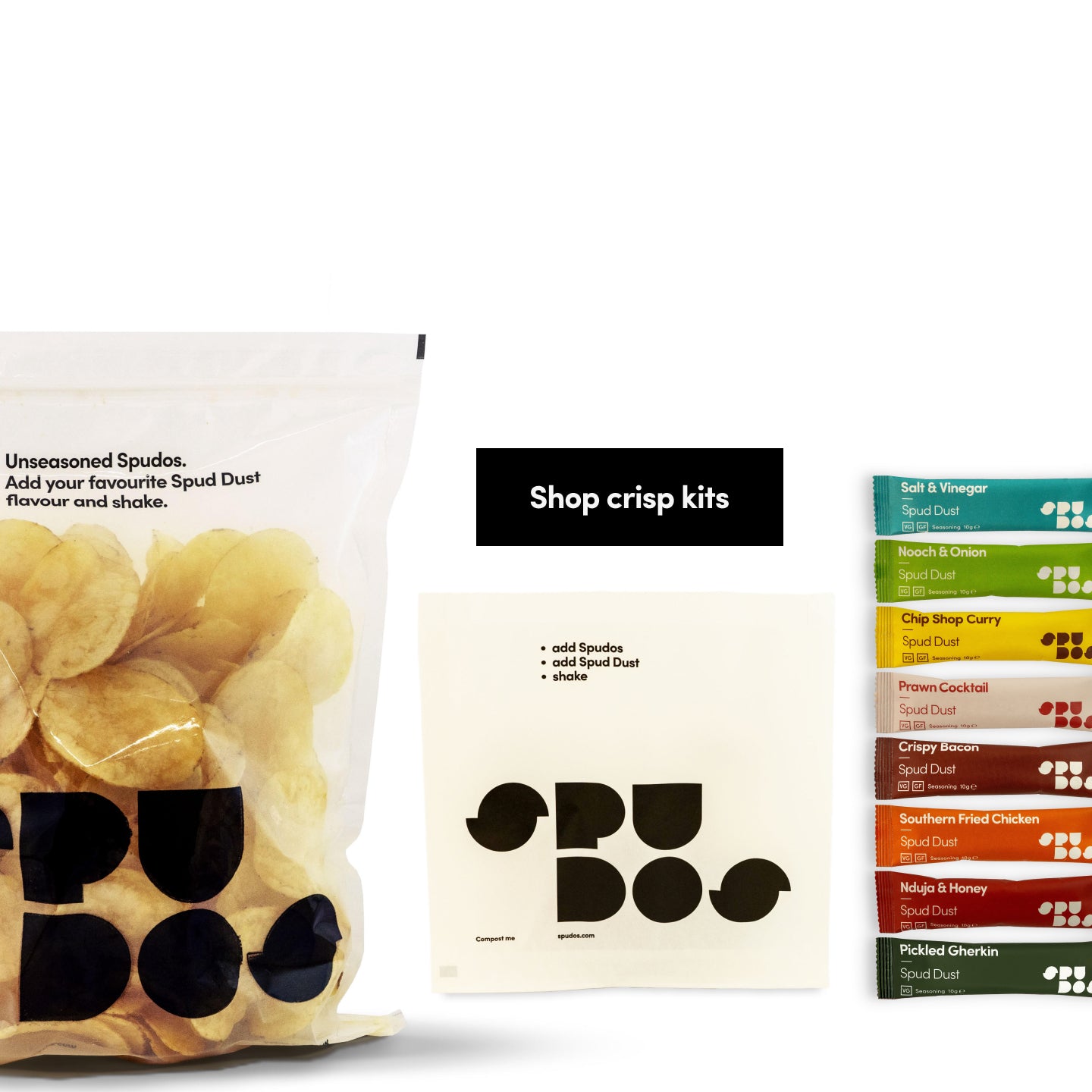 Spudos - Unpackaged crisps you season yourself