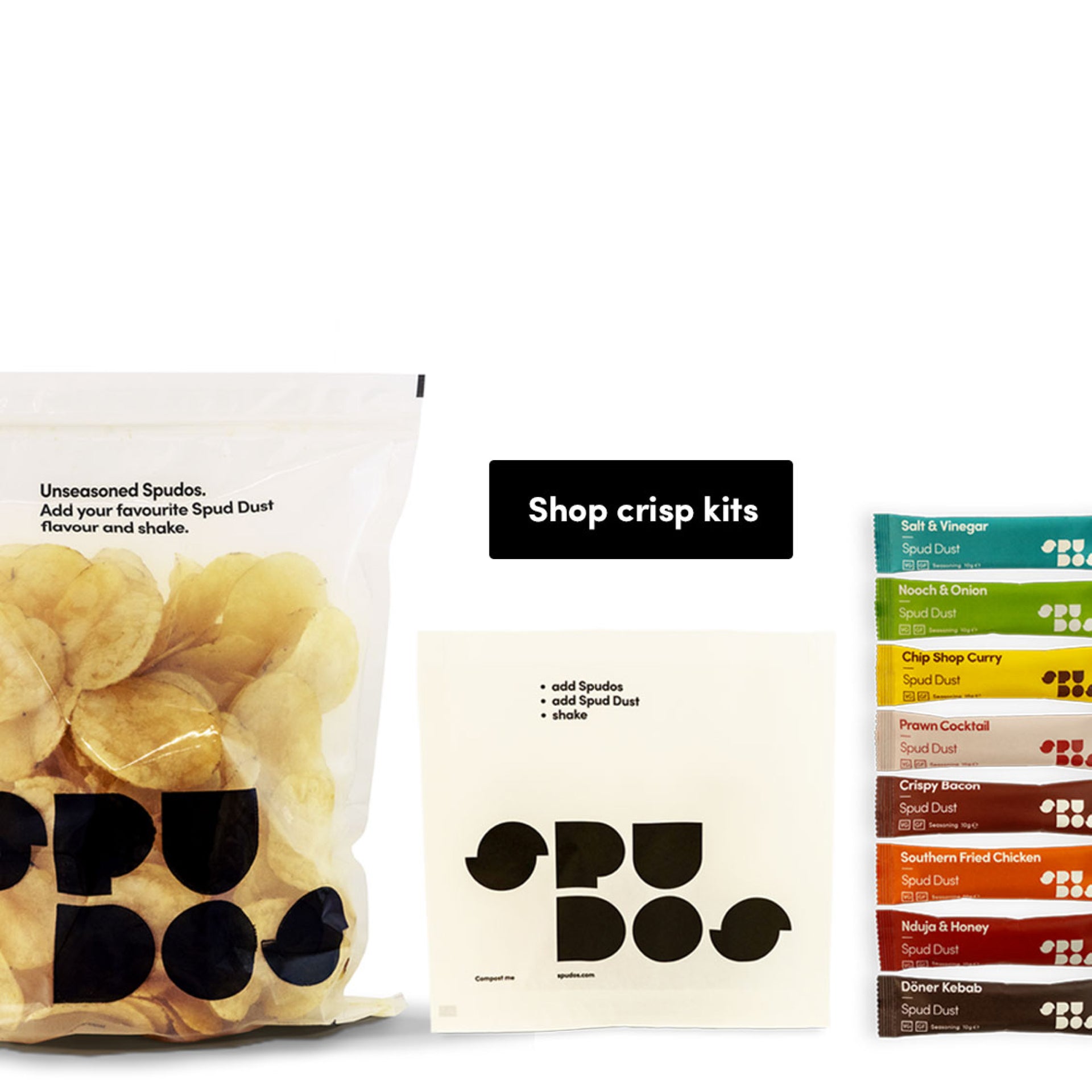 Spudos - Unpackaged crisps you season yourself